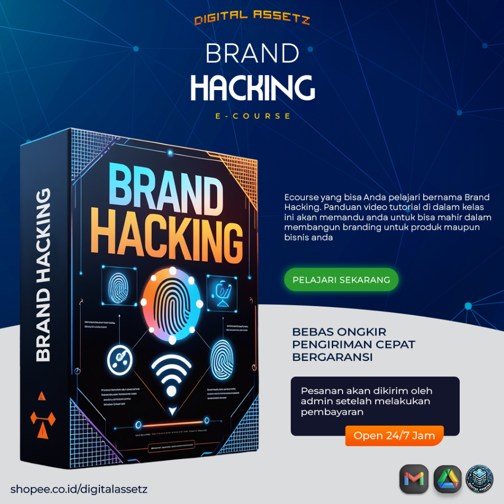 Jual [JL78] BRAND HACKING - Bangun Branding Untuk Produk Maupun Bisnis ...