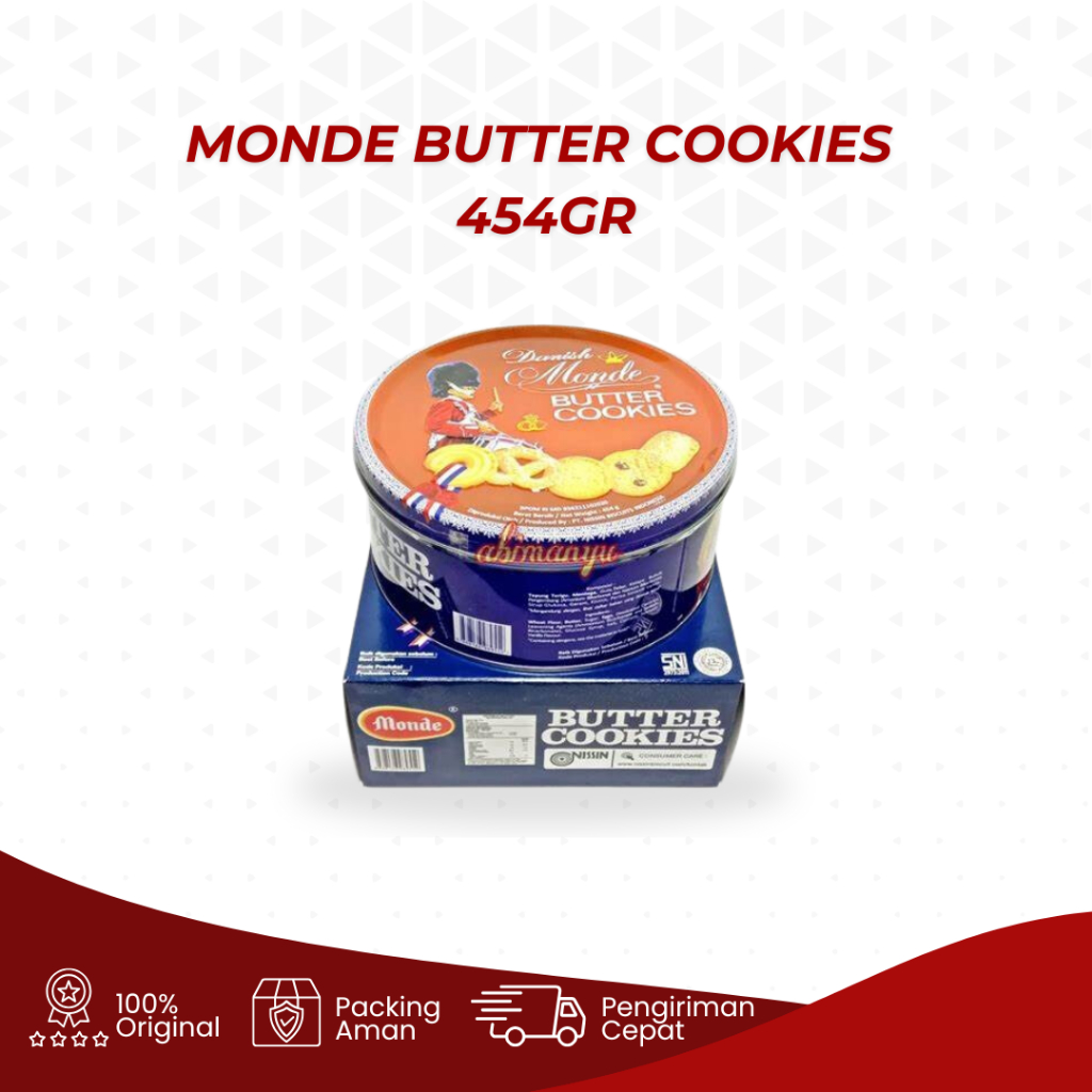 Jual Monde Butter Cookies 454g | Shopee Indonesia