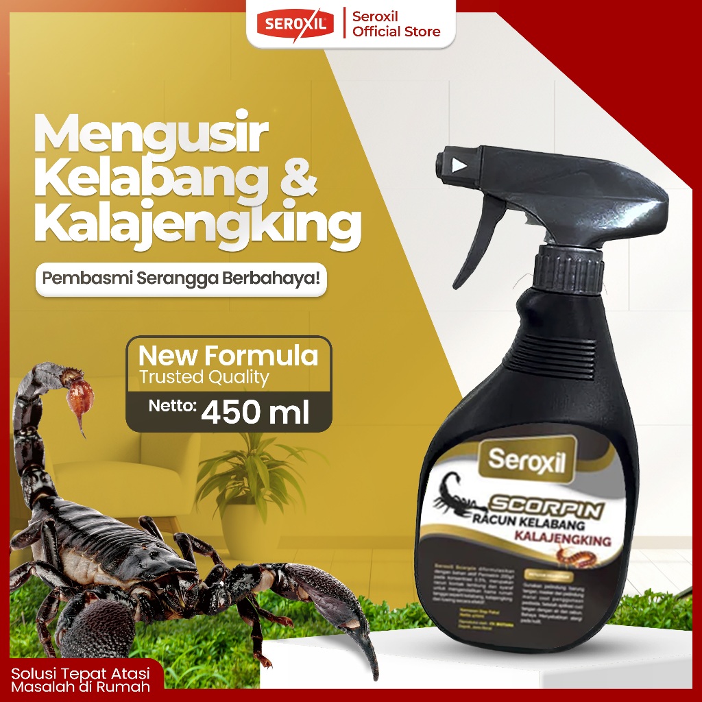 Jual Seroxil Racun-Pembasmi Anti Kalajengking, Kelabang dan Luwing ...