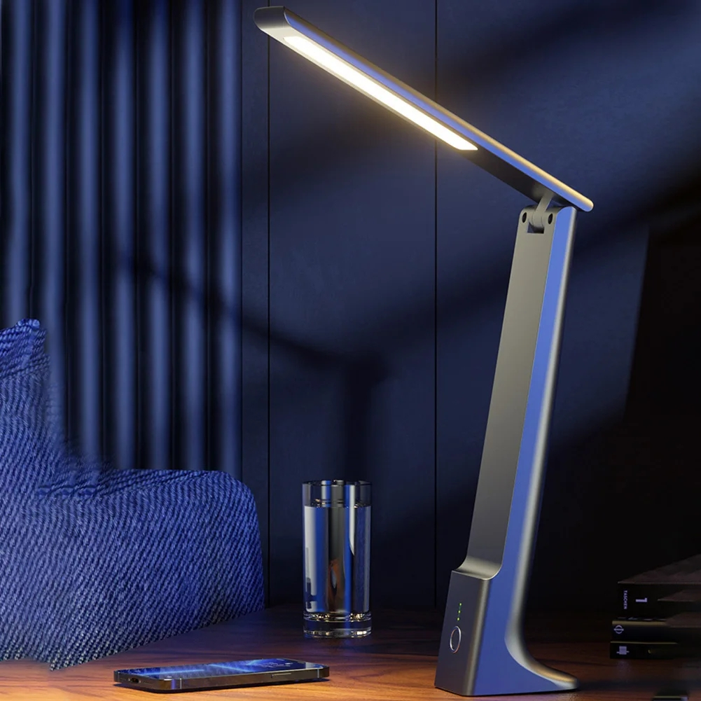 Jual POM Lampu Meja Touch V5 Foldable Table Lamp Kerja Kantor Gaming ...