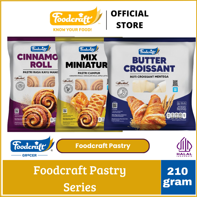 Jual Foodcraft Pastry Instant Series Pastri Aneka Rasa Isi 6 Sachet Cita Rasa Nusantara Cinnamon ...