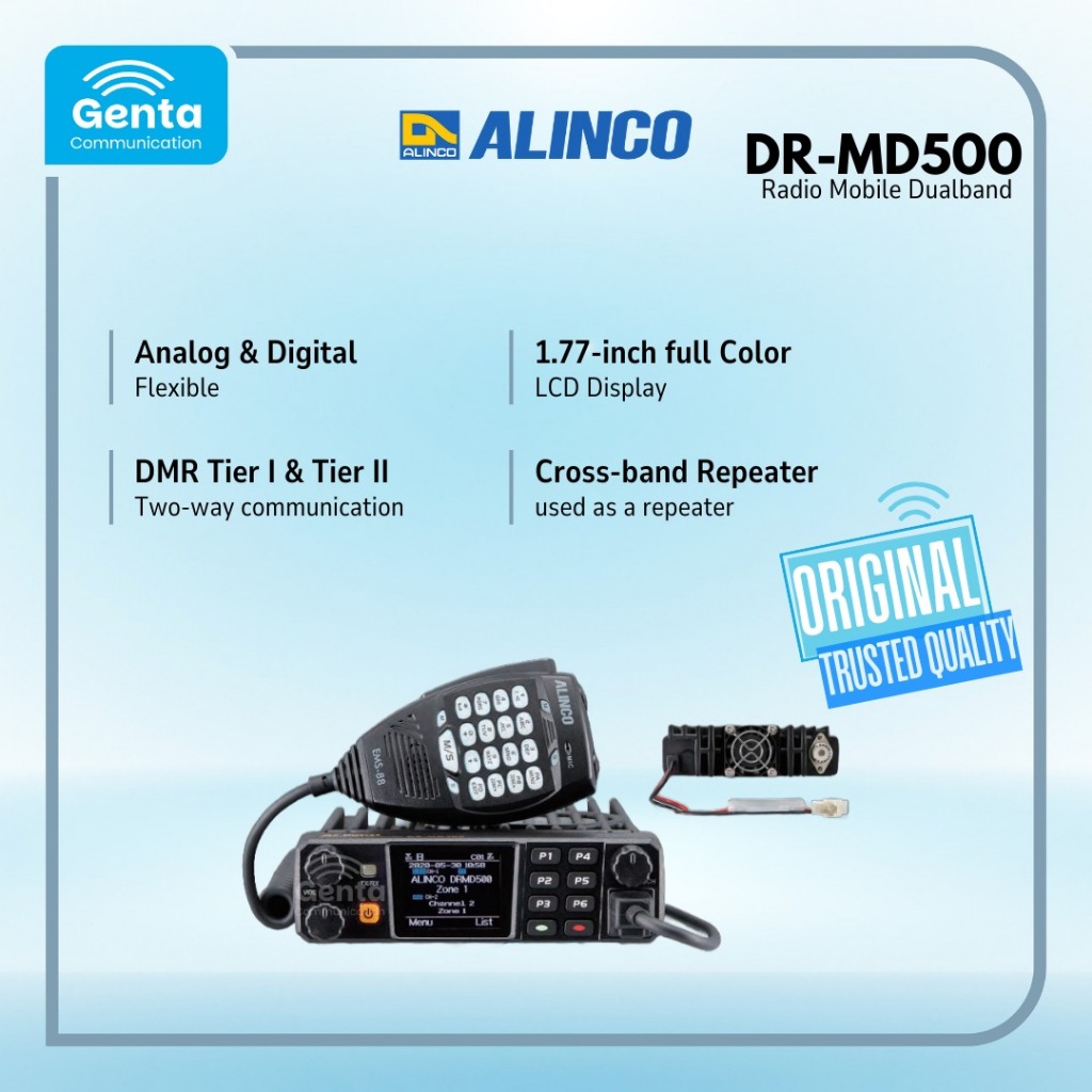 Jual RADIO RIG ALINCO DR MD500 / ALINCO DR-MD500 DUALBAND VHF/UHF ...