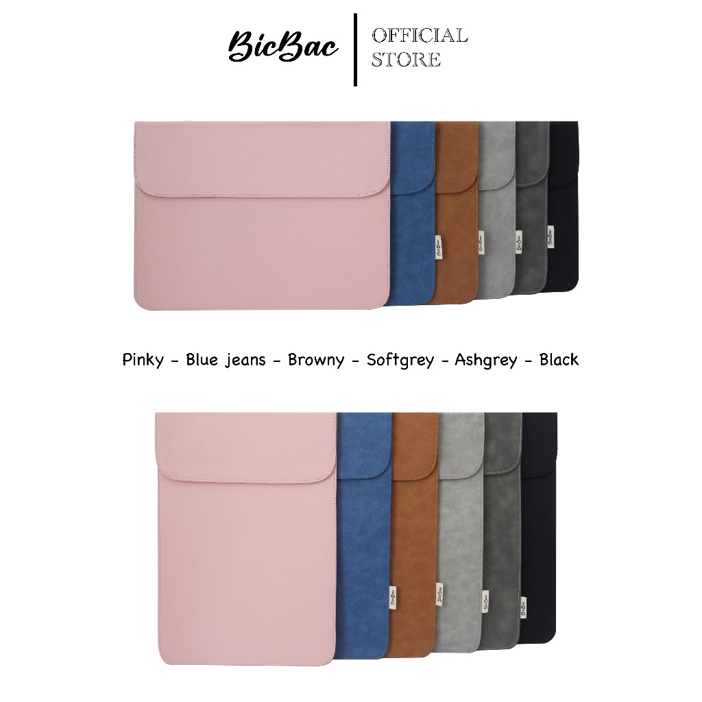 Jual BICBAC TAS LAPTOP UNIVERSAL BENTUK SARUNG POUCH LEATHER DENGAN ...