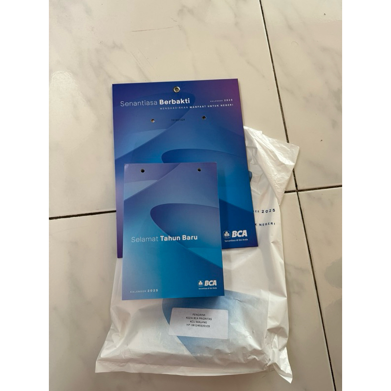 Jual kalender harian bca prioritas 2025 | Shopee Indonesia