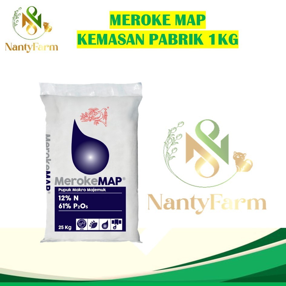 Jual PUPUK MEROKE MAP KEMASAN PABRIK 1KG PUPUK MONO AMMONIUM PHOSPHATE ...