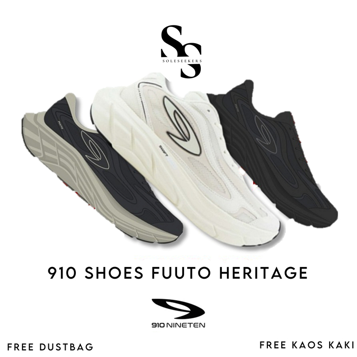 Jual Sepatu 910 Fuuto Heritage Original Sepatu Nineten Sport Running ...