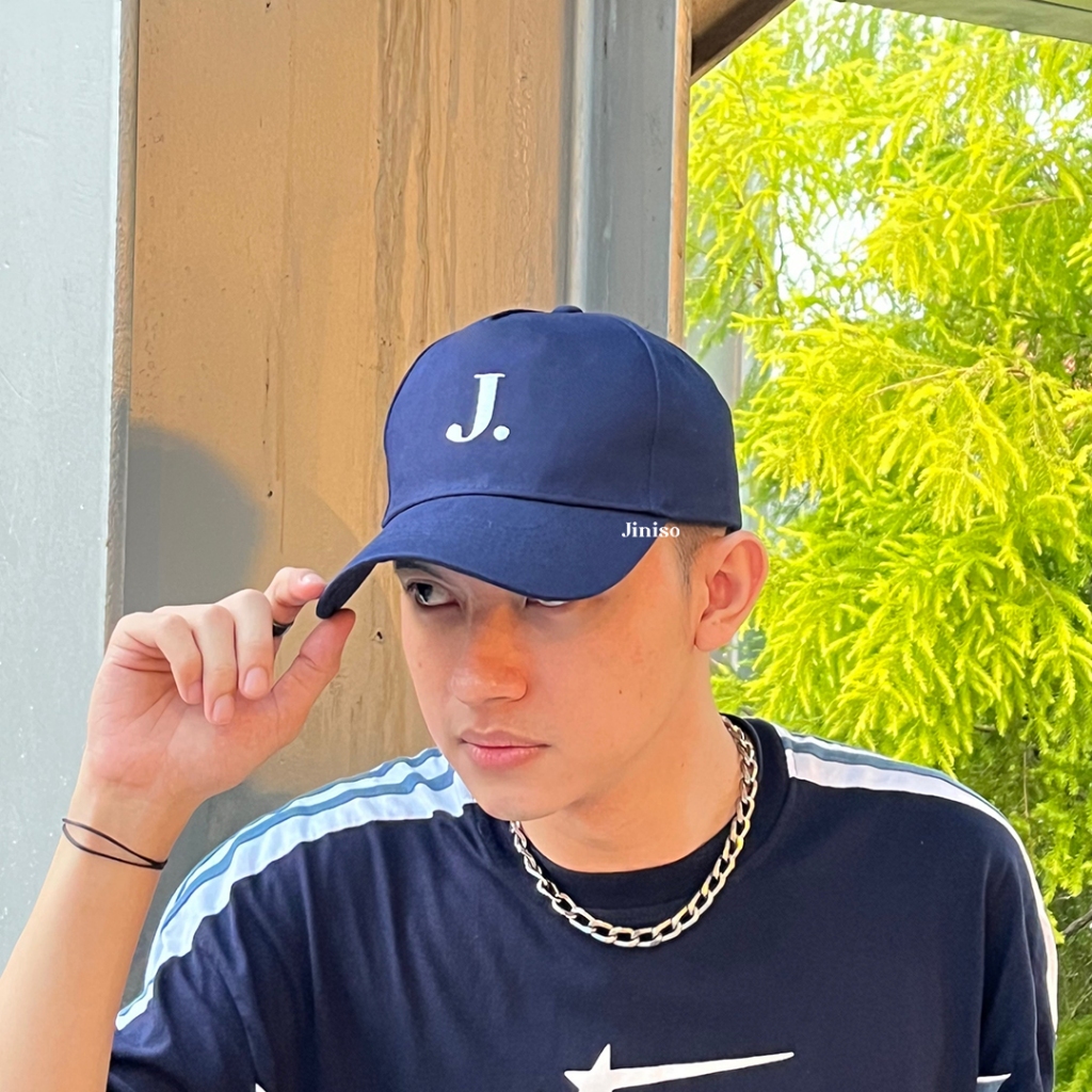 Jual JINISO - Denim Topi Baseball J Cap Pria | Shopee Indonesia
