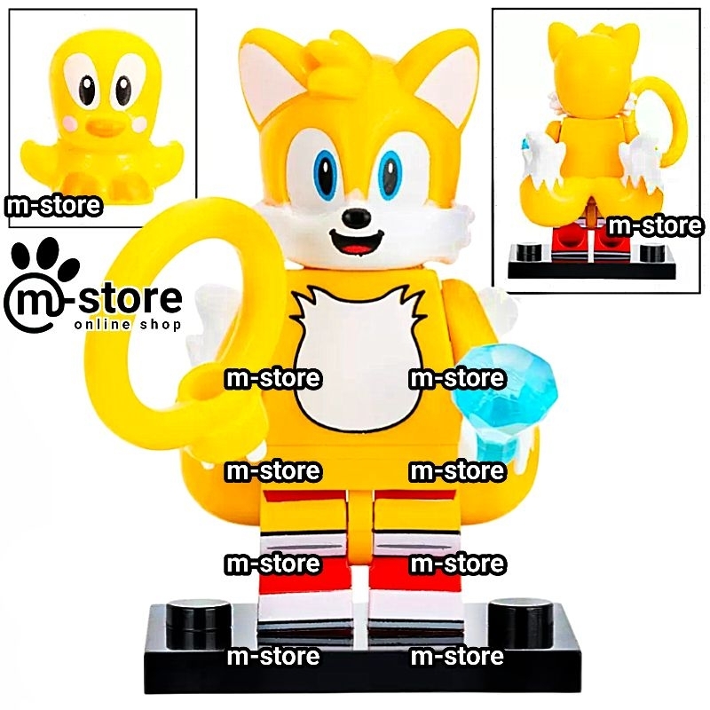 Jual brick sonic tails teirusu mini toy figure | Shopee Indonesia