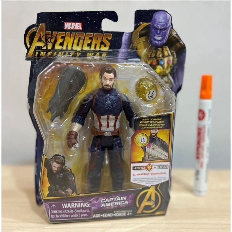 Jual mainan action figureAvengers Infinity War Captain America with ...