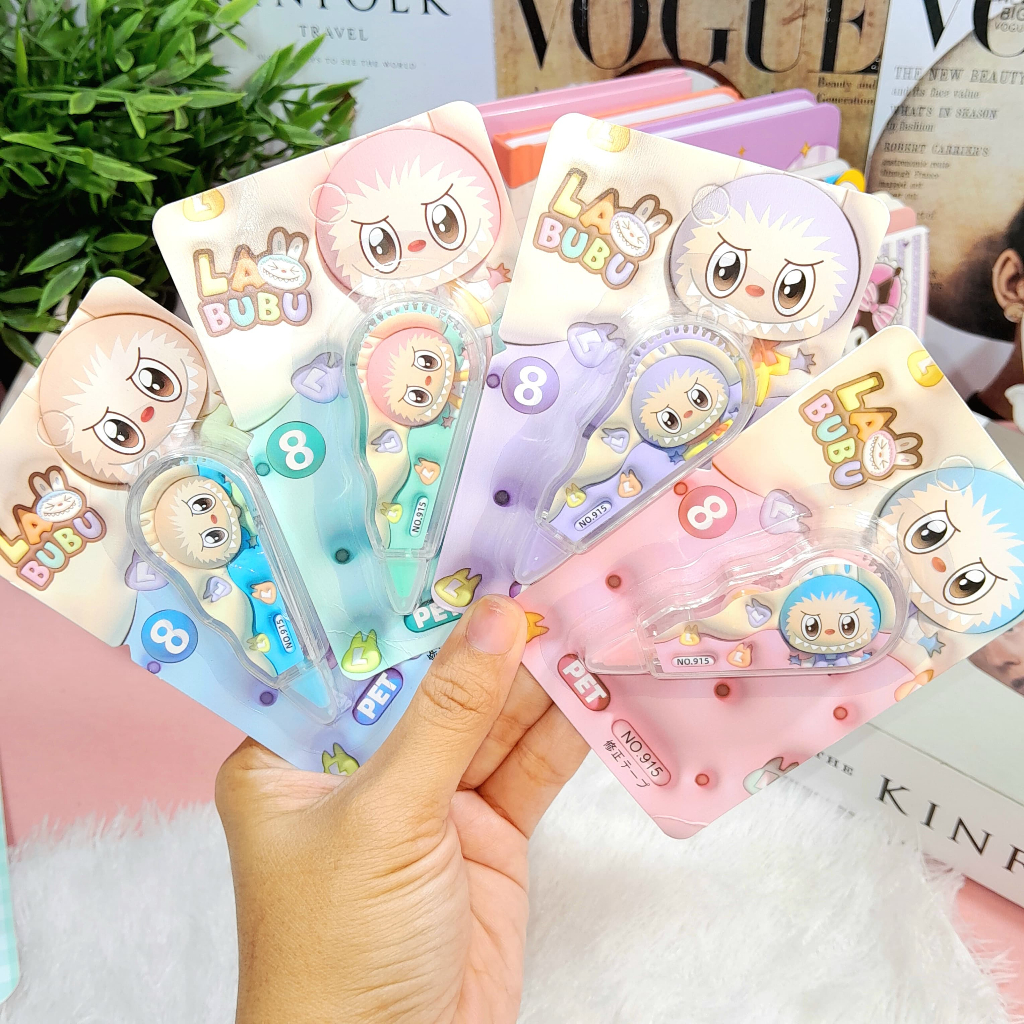Jual Correction Tape LABUBU 1 PCS Cute Lucu Ukuran Panjang 8 meter ...