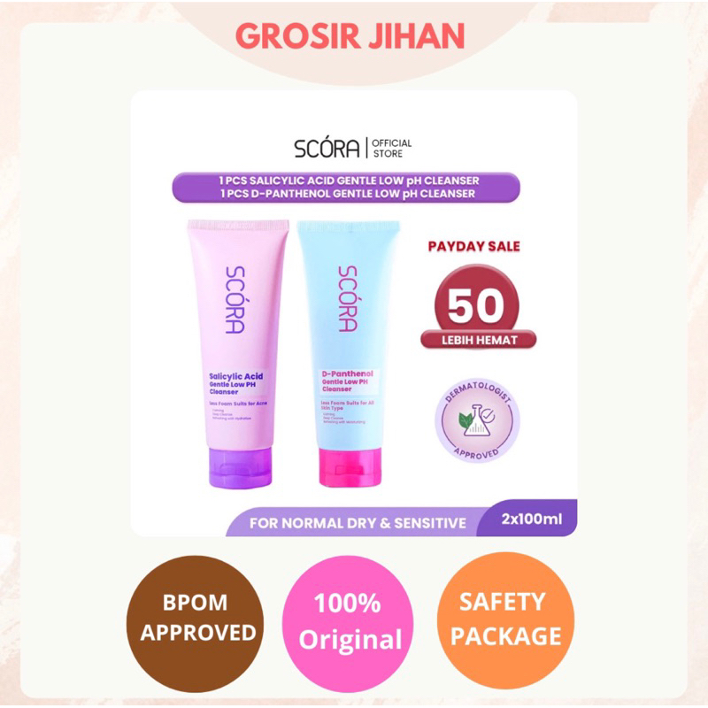 Jual Scora Gentle Low PH Cleanser | Shopee Indonesia