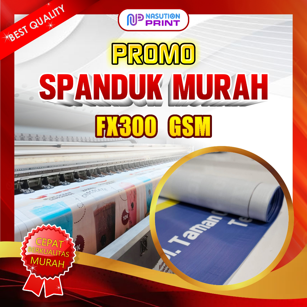 Jual SPANDUK MURAH - Print Flexy 300 gsm | Spanduk | Banner | Baligho ...
