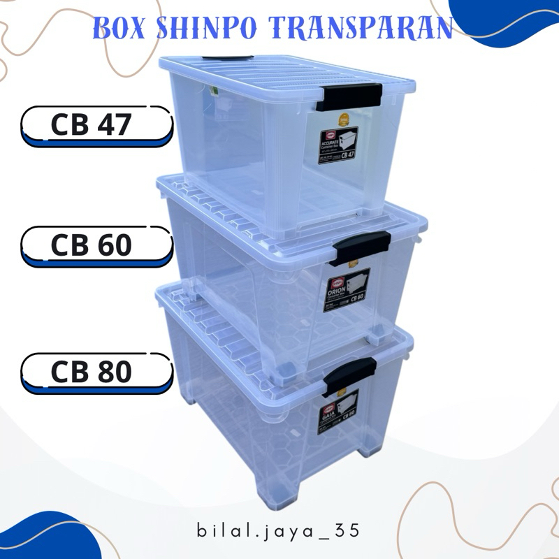 Jual SHINPO - Container Box CB 47-60-80 / Container Box Transparant ...