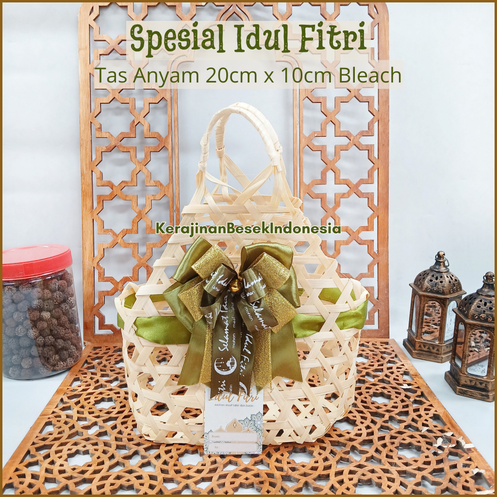 Jual TAS PARSEL LEBARAN 2025 MUAT 2 TOPLES TABUNG 600ml/800ml BANYAK ...