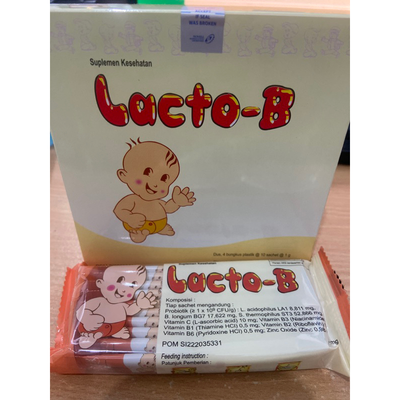 Jual Lacto-B/box/Prebiotik/40 Sachet | Shopee Indonesia