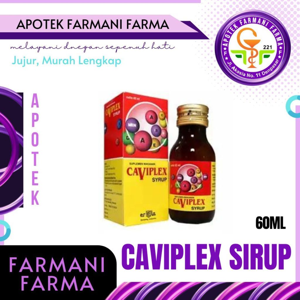 Jual CAVIPLEX SYR 60ML / SIRUP MULTIVITAMIN ANAK / CHILDREN ...