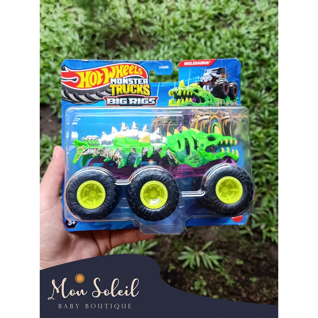 Jual Monster Trucks Big Rigs Skelesaurus | Shopee Indonesia