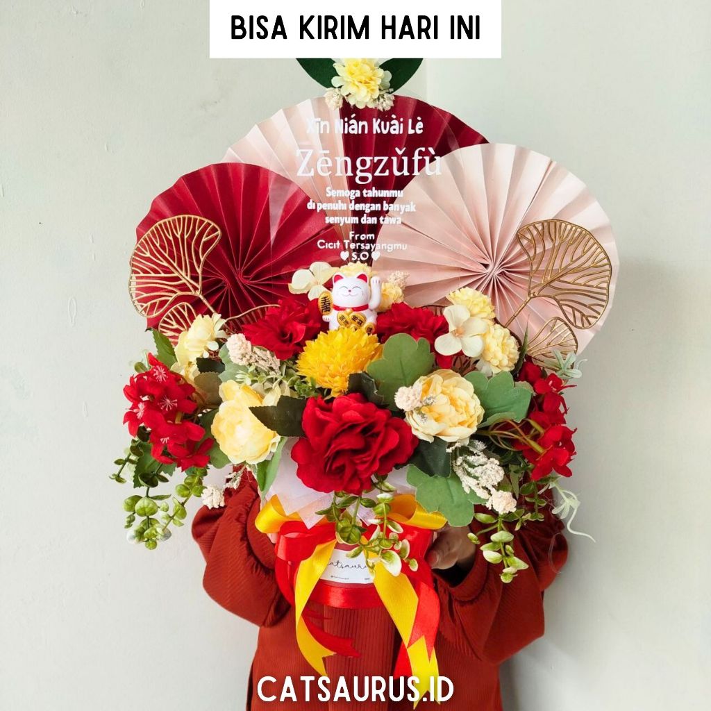 Jual Bloom Box Bunga Bucket Bunga Buket Bloom Box Akrilik Kubah with ...