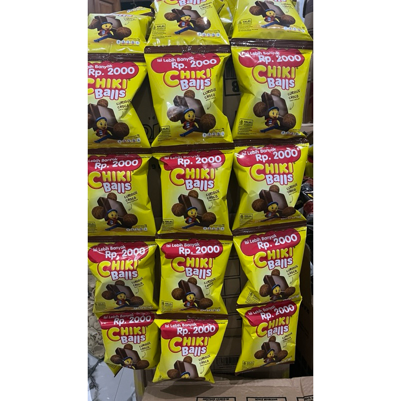 Jual chiki balls curious choco renceng 16gr | Shopee Indonesia