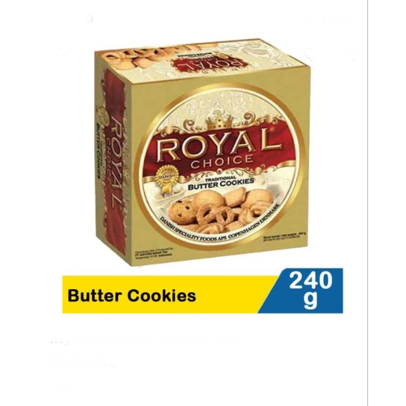 Jual Royal Choice Butter Cookies 240 gram Kaleng | Shopee Indonesia