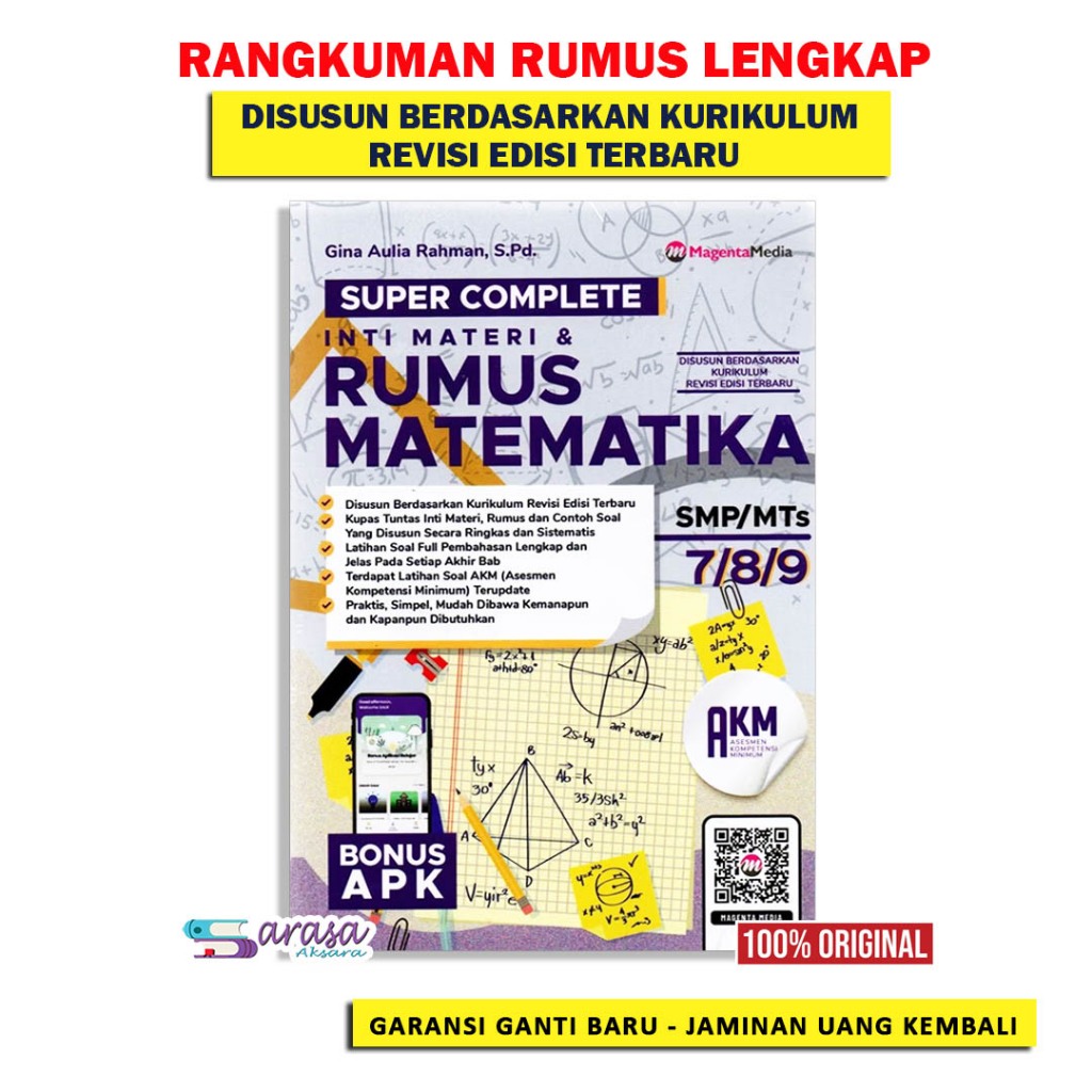 Jual Buku Pelajaran Smp / Mts Super Complete Inti Materi Rangkuman ...