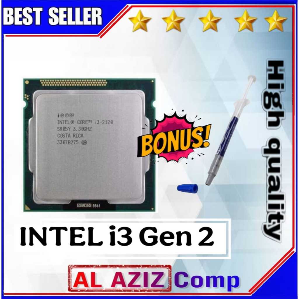 Jual Processor Intel Core i3 2120 i3 2100 Socket LGA 1155 Free Pasta ...