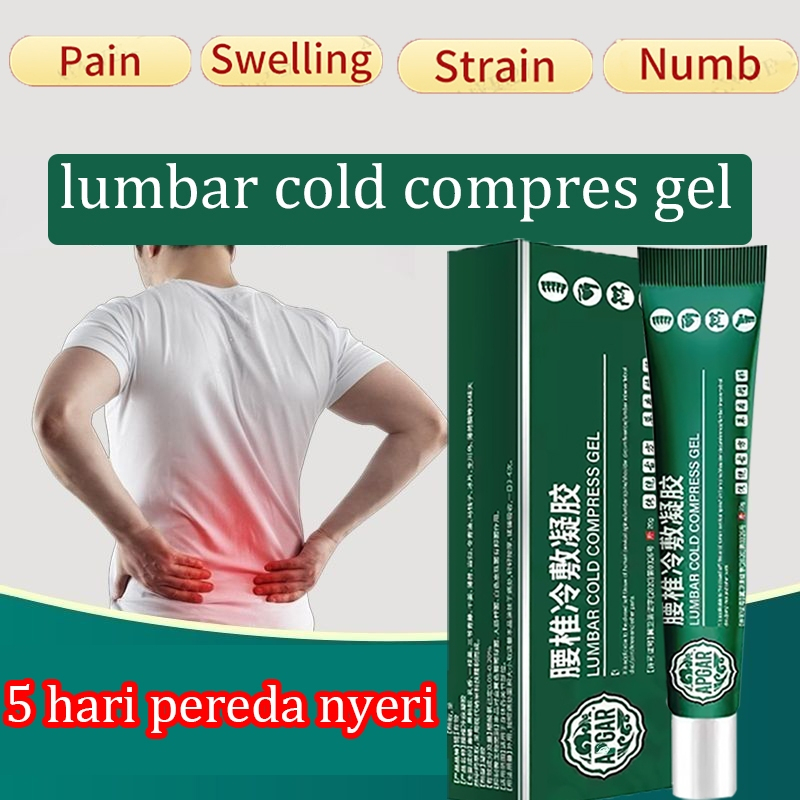 Jual Lumbar Cold Compress Gel Ori Lumbar Cream Salep gout Pereda Lumbar ...