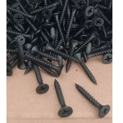 Jual [ISI 100 PCS] Sekrup Gypsum Hitam/ Drywall Hitam/ Black Screw ...
