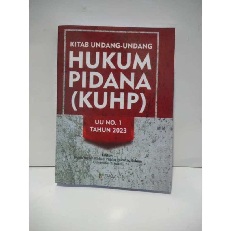Jual Kitab Undang undang Hukum Pidana (KUHP) UU no 1 tahun 2023 | Shopee Indonesia