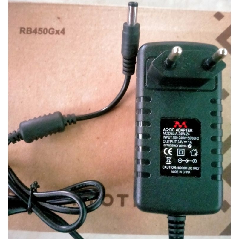 Jual Adaptor Mikrotik rb450gx4 24V 1A | Shopee Indonesia