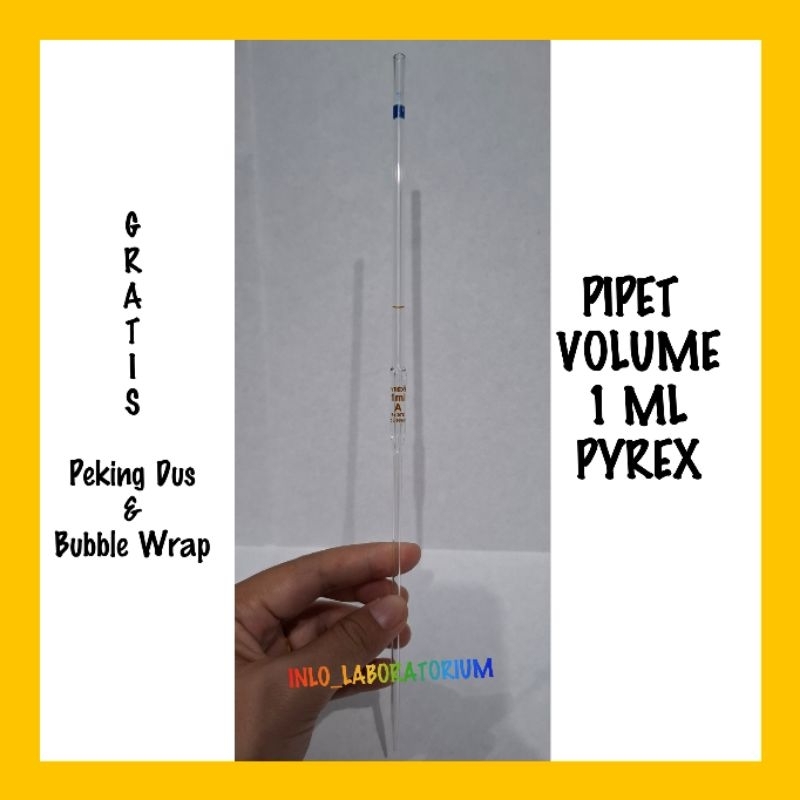 Jual Pipet Volume 1 ml PYREX & IWAKI/Volumetric Pipet | Shopee Indonesia