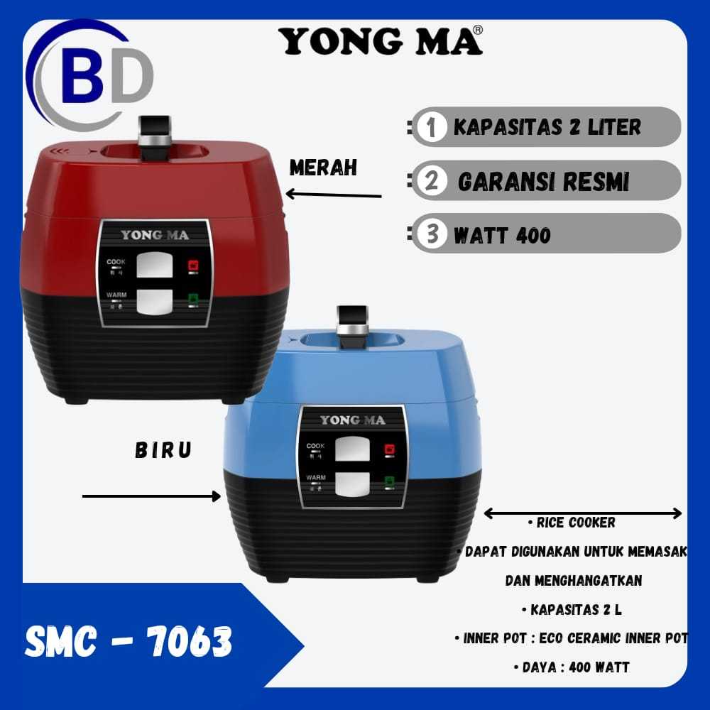 Jual Yong Ma Rice Cooker Magic Com 2 Liter - SMC7063 | SMC-7063 ...