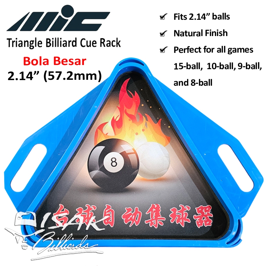 Jual Triangle With Tray Ball For 9ft Pool Table - Segitiga Bola Besar ...