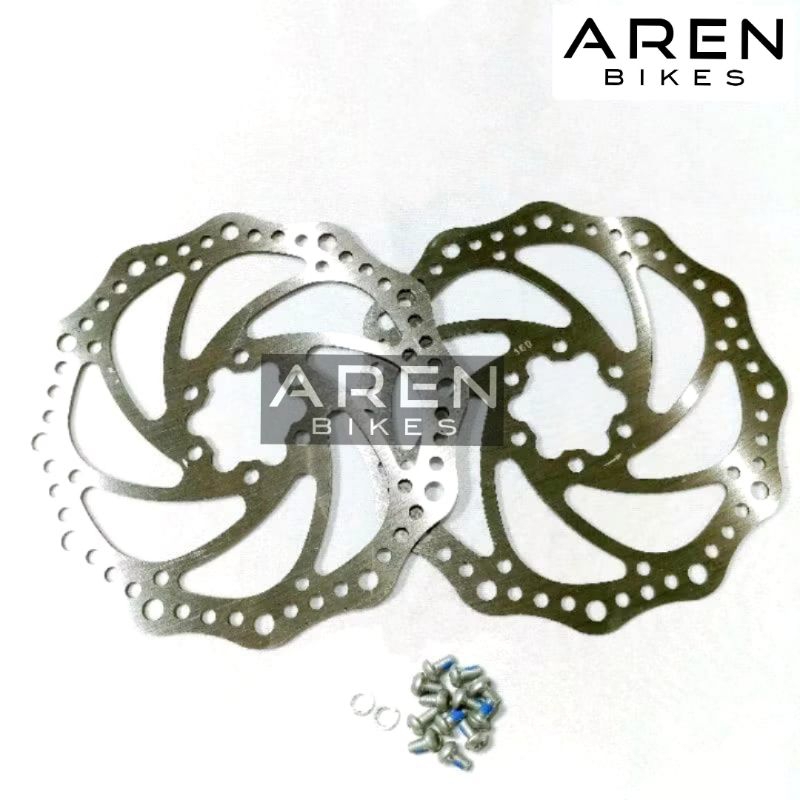 Jual ROTOR PIRINGAN REM CAKRAM SEPEDA 160MM 160 MM 6 HOLE LUBANG DISC ...