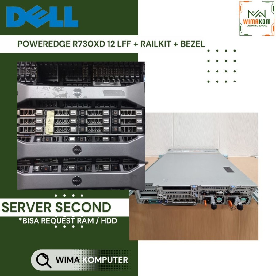 Jual SERVER DELL R730XD E5-2686V4 72CPUs | Shopee Indonesia