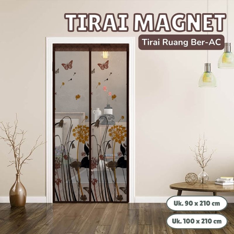 Jual Tirai Magnet Anti Nyamuk Khusus Ruang AC Bahan Plastik PVC Tebal ...