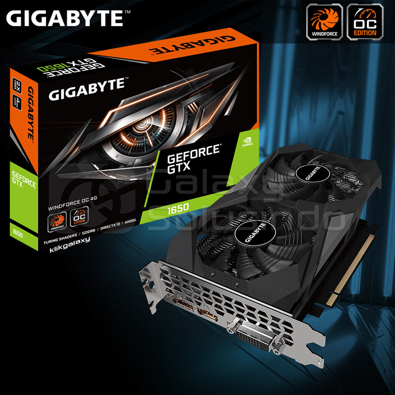Jual GIGABYTE GeForce GTX 1650 WINDFORCE OC 4GB GDDR6- VGA GTX1650 DDR6 | Shopee Indonesia