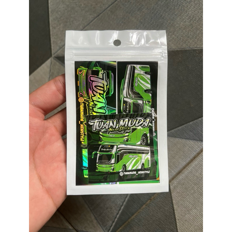 Jual STIKER BUS MSM ASYROF TUAN MUDA V2 HOLOGRAM ORI | Shopee Indonesia