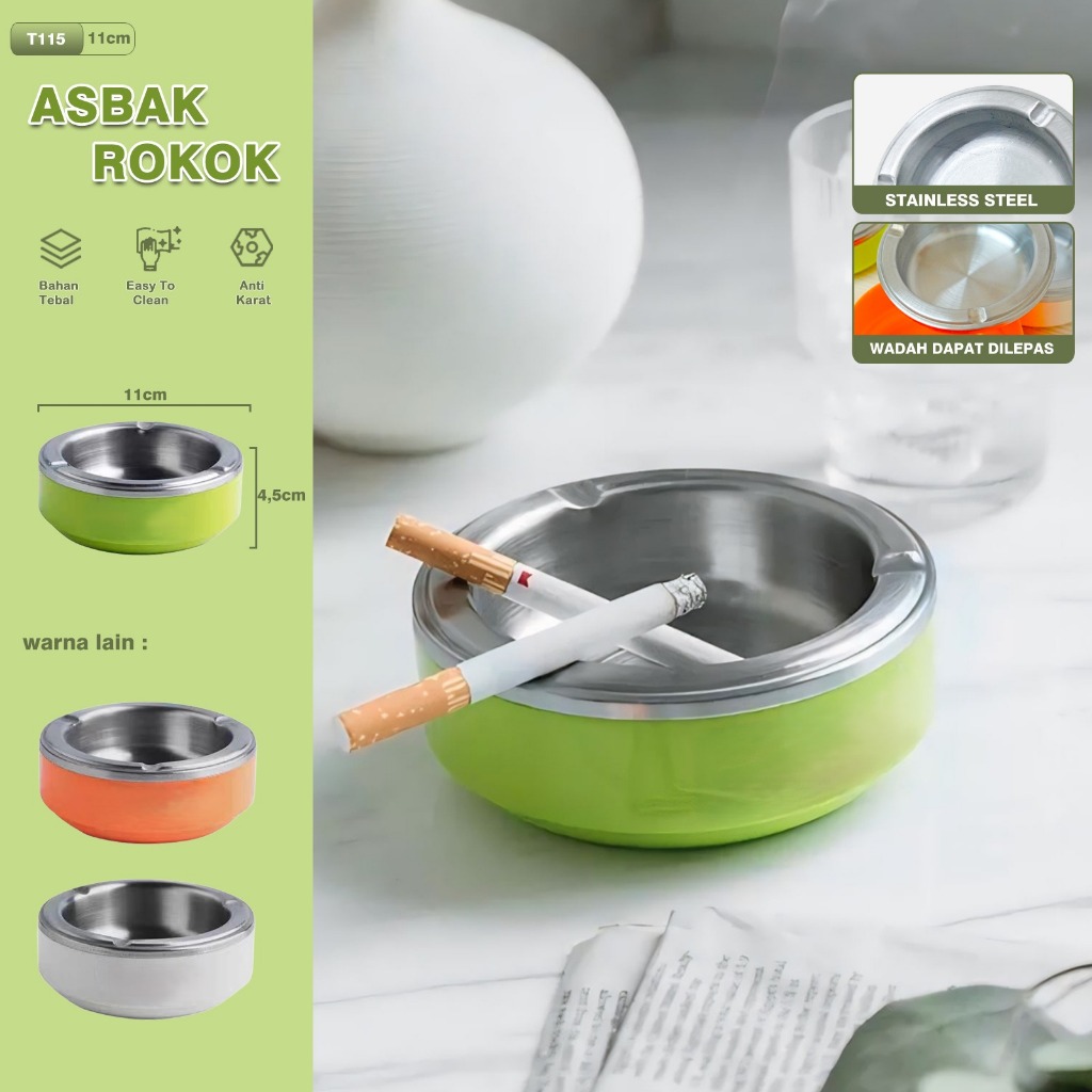 Jual ASBAK ROKOK PLASTIK BULAT | Shopee Indonesia