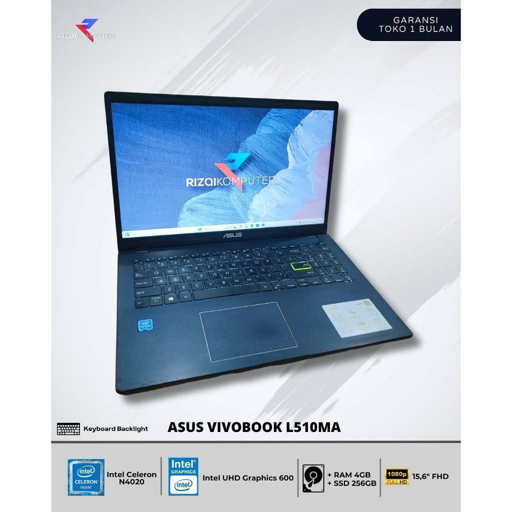 Jual Asus VivoBook L510MA Intel Celeron N4020 Ram 4GB SSD 256GB ...