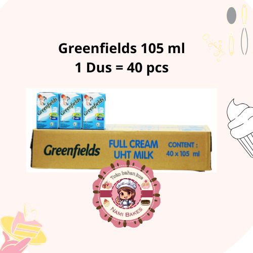 Jual Susu Cair Greenfield 105 ml 1 dua isi 40pcs Susu Cair Full Cream UHT | Shopee Indonesia