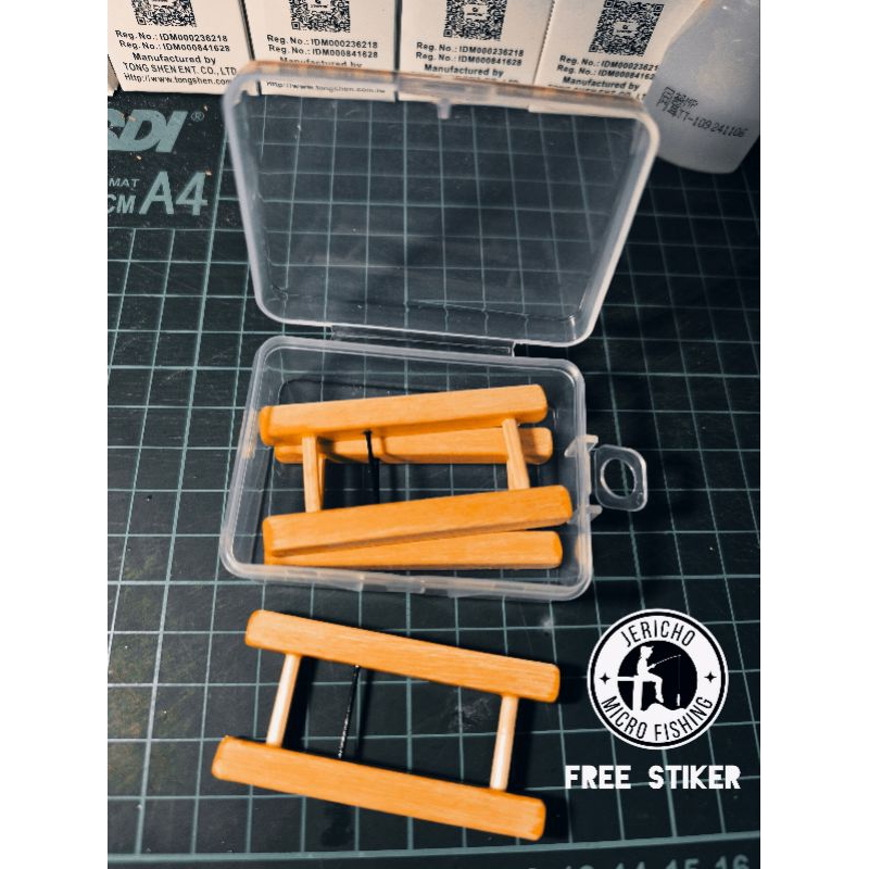 Jual KOTAK & 3PCS OWNER BAMBOO WINDING LINE GULUNGAN SENAR TANAGO ...