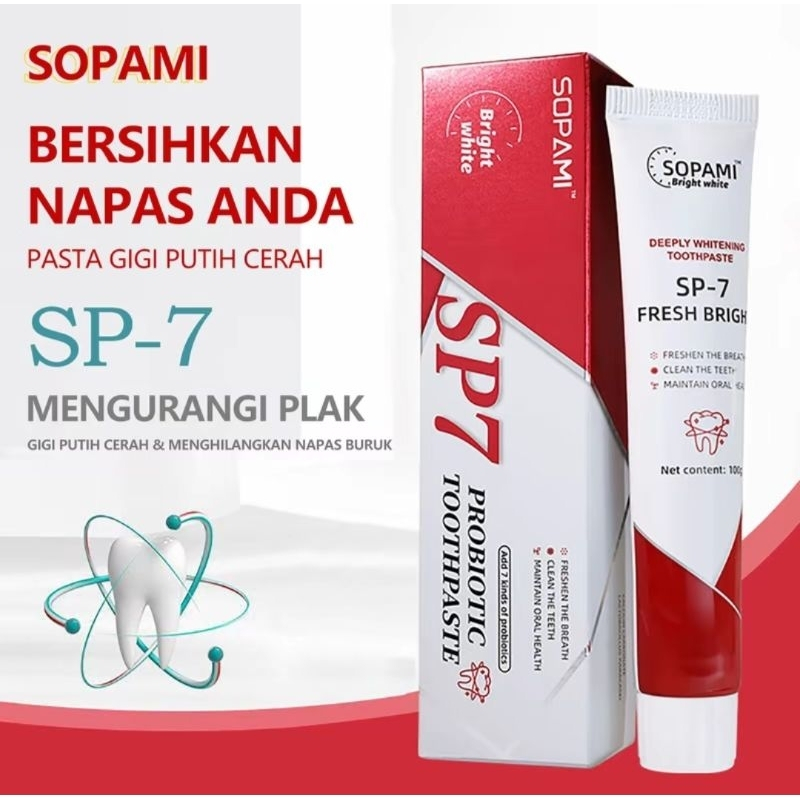 Jual SOPAMI SP7 PEMUTIH GIGI PENGHILANG FLAK DAN BAU MULUT ORIGINAL 100 ...