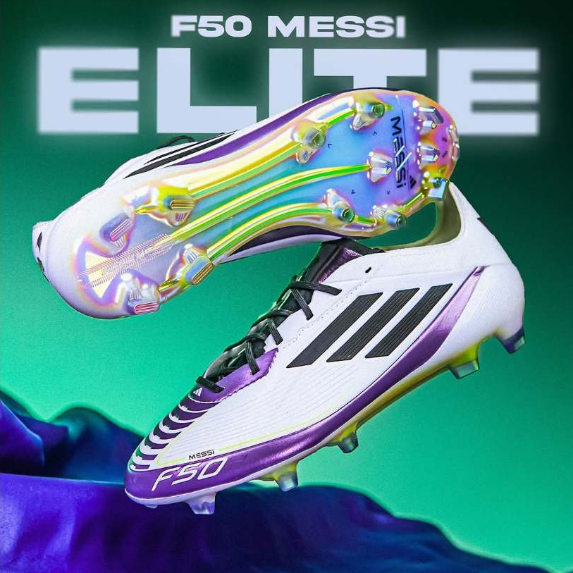 Jual Sepatu Bola Adidas Messi F50 Elite FG - White Black Purple IE9063 ...