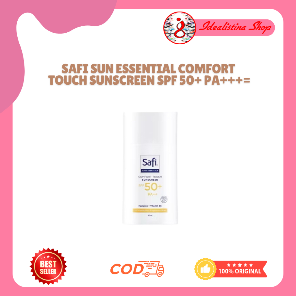 Jual Safi Sun Essential Comfort Touch Sunscreen SPF 50+ PA++30ml ...