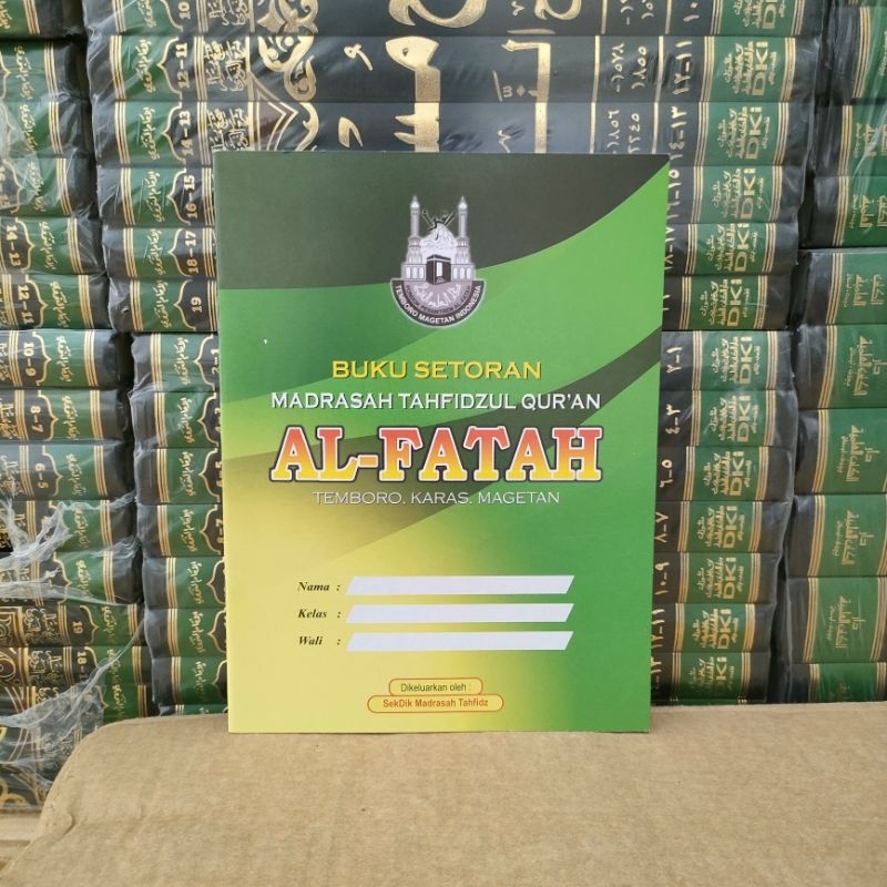 Jual buku setoran Al Qur'an/ buku hafalan alfatah | Shopee Indonesia