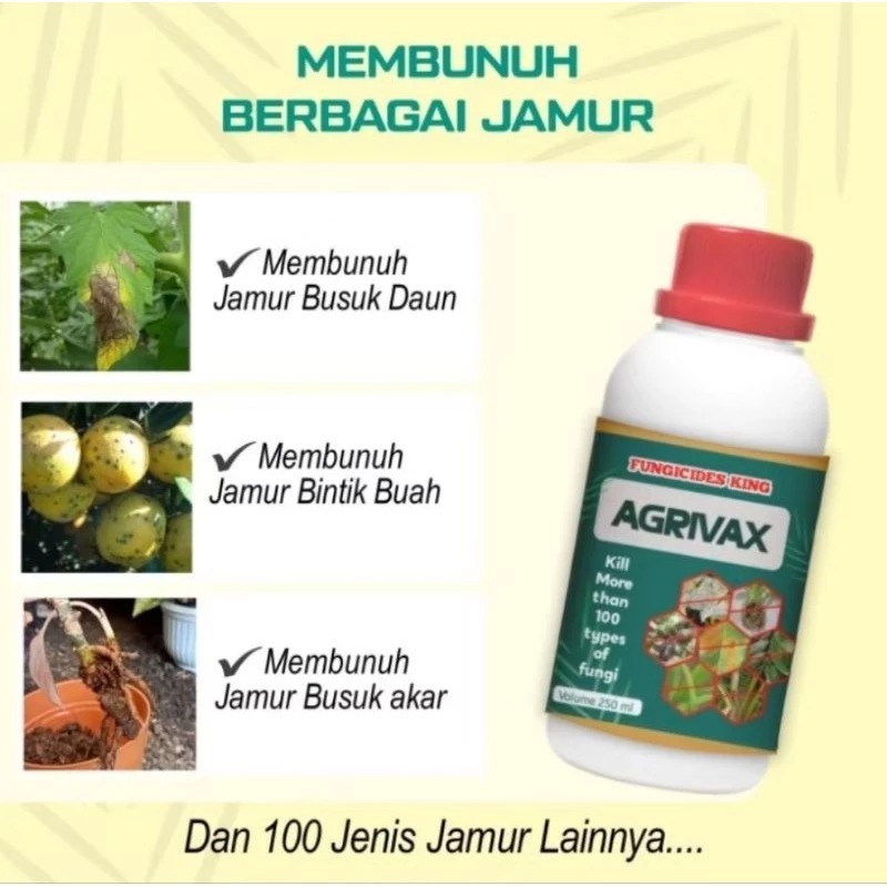 Jual Agrivax Fungicides King Pembasmi Jamur Dan Hama Pada Semua Jenis ...