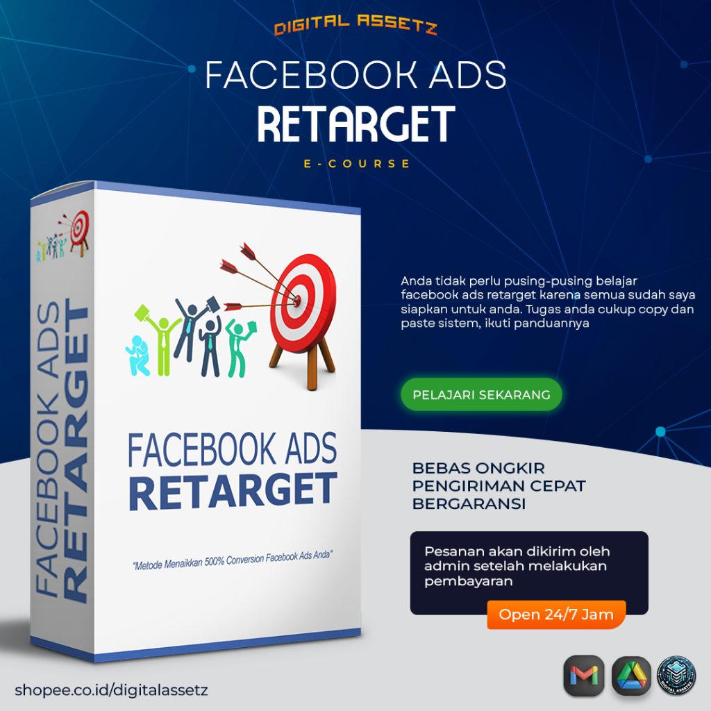 Jual [EC06] Facebook Ads Retarget - Video Training Beriklan di Fb ...