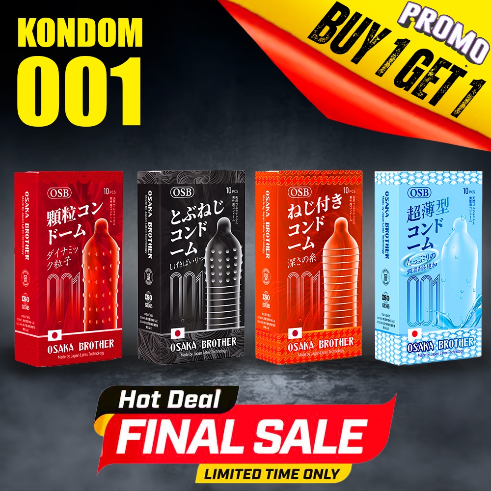 Jual KONDOM 001 BUY 1 GET 1 (2 KOTAK ISI 20 PCS) VARIASI TERLENGKAP ...