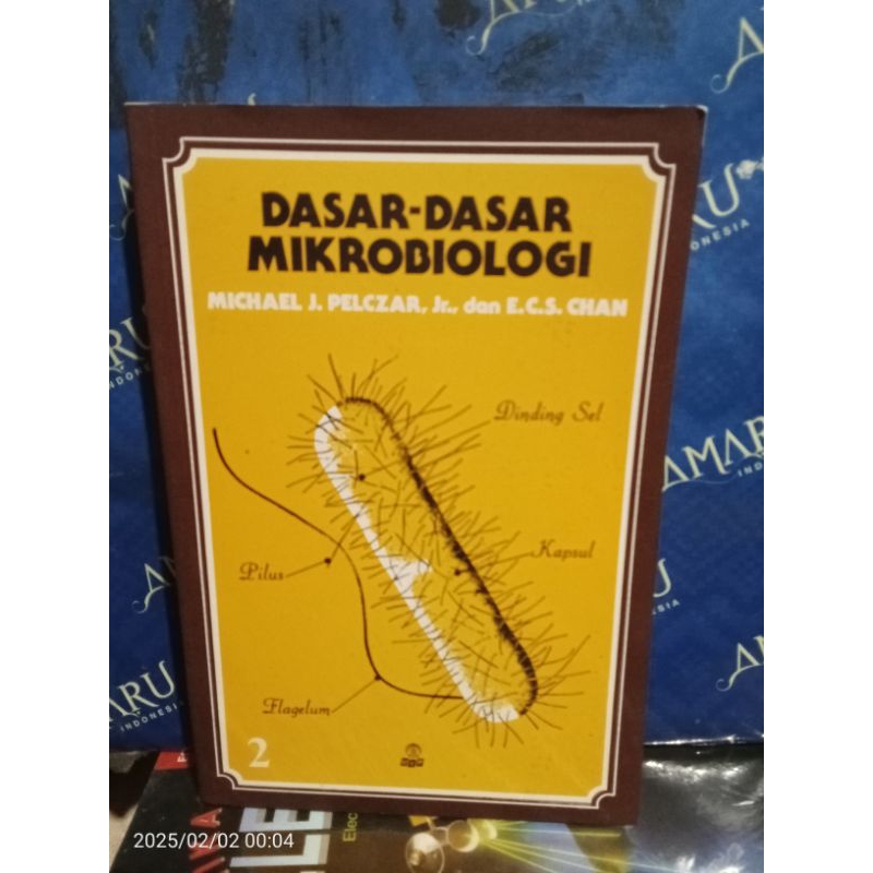 Jual ORIGINAL DASAR-DASAR MIKROBIOLOGI JILID 2 MICHAEL J PELCZAR | Shopee Indonesia